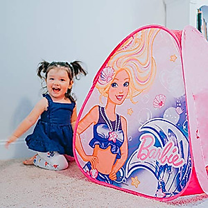Barbie Dreamland Pop Up Play Tent – Pink Indoor Playhouse for Kids | Gift for Girls – Sunny Days Entertainment