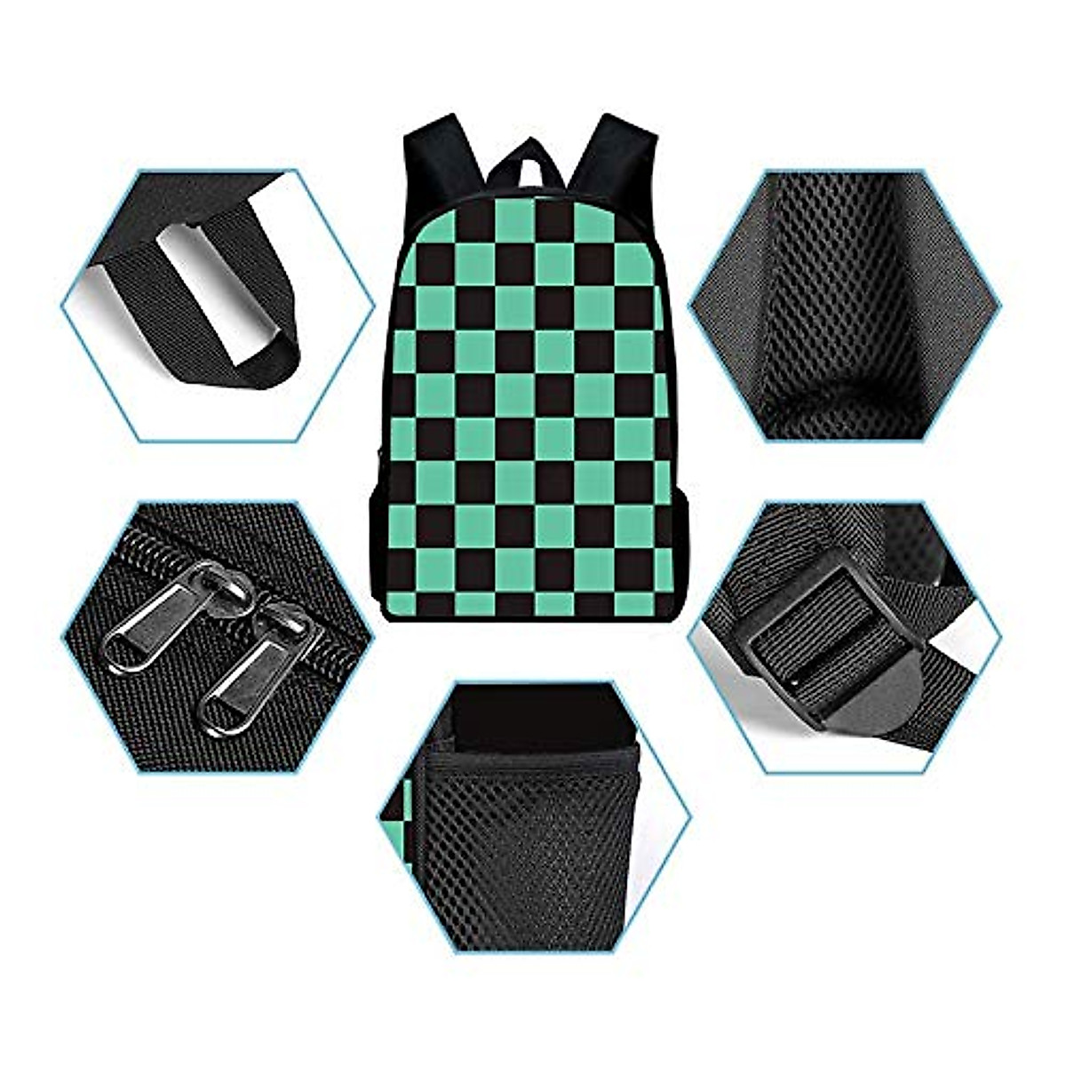 Noyiban My Monsters Backpack Large Capacity Shoulder Backpack for Outdoor Travel