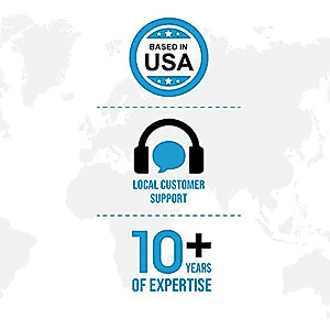 Ceptics Adapter Plug Set for World Wide International Travel Use - Grounded Safe - Works with Cell Phones, Chargers, Batteries, Camera, and More