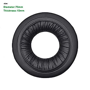 defean CH500 ZX330BT Ear Pads - Replacement Ear Cushion Earmuff earpads Pillow Cover Compatible with WH-CH500 ZX330BT ZX310 ZX100 ZX600 V150 V300 Headphone (Black)