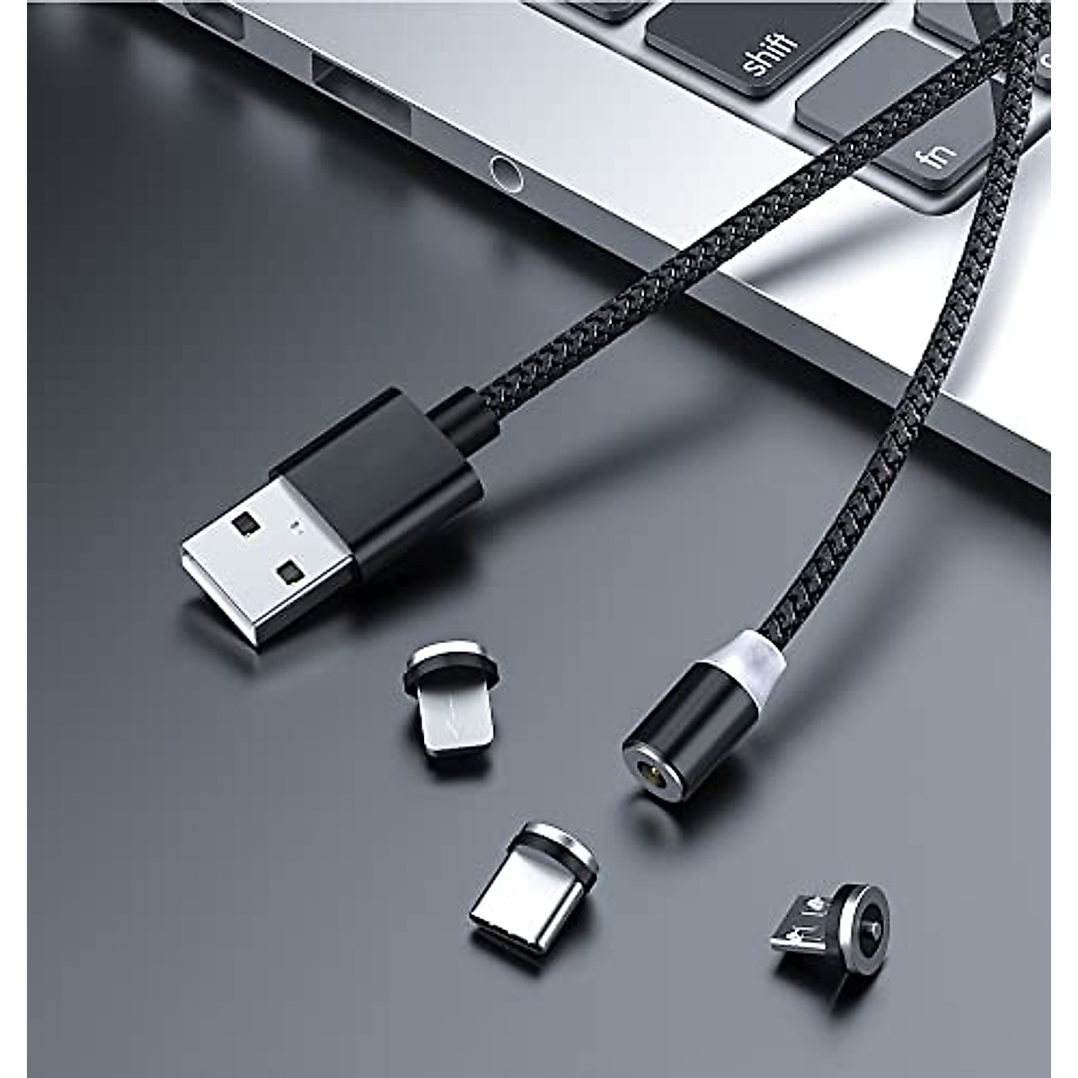 Raosky Magnetic Charging Series (Micro Tips) 10pcs,Just Micro Tips Without Nylon Braided USB Cords,Compatible for MicroAndriod SmartSeries.