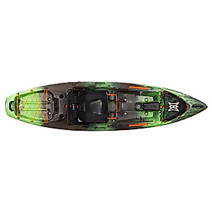 Perception Kayaks Pescador Pro 10 | Sit on Top Fishing Kayak with Adjustable Lawn Chair Seat | Large Front and Rear Storage | 10' 6" | Moss Camo