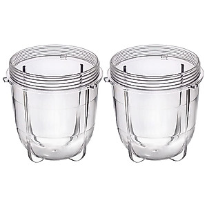 Joyparts Replacement Parts Cups Accessory Compatible with Original Magic Bullet 250W MB1001 Blender (2 12oz cups)
