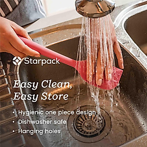 Starpack 'Winning Serve' XL Premium Silicone Serving Spoon (13.5") - Large Silicone Spoon for Cooking High Heat Resistant to 600°F - LFGB Grade Nonstick Mixing Spoons - Large Rubber Serving Spoons