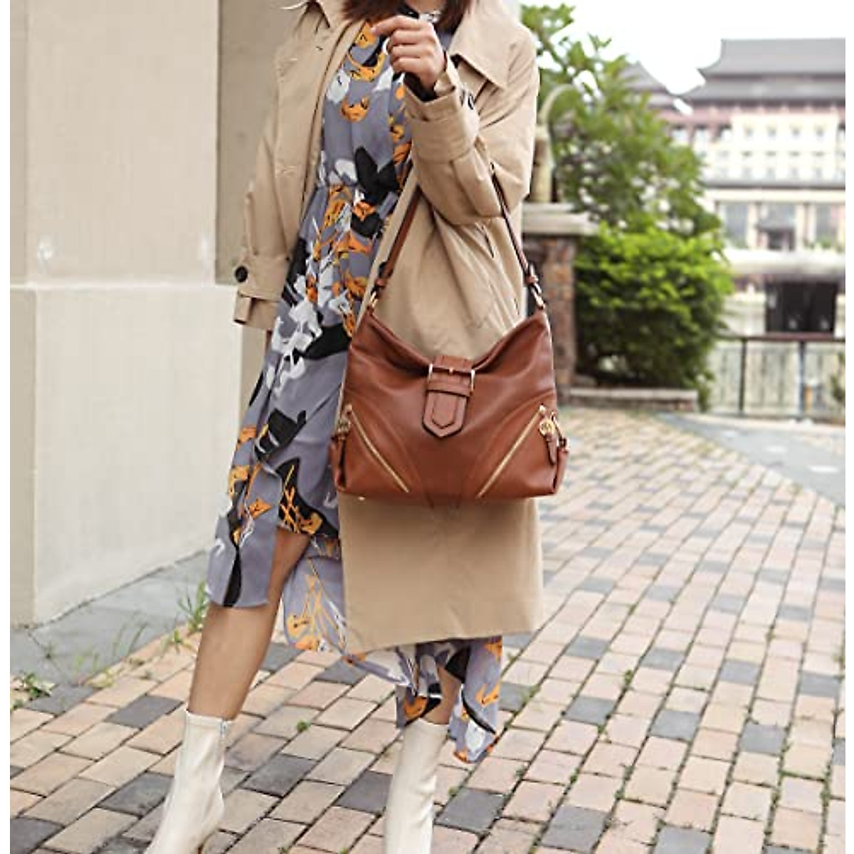 MKF Collection Shoulder Bag for Women, Handbag Purse Top-Handle Hobo Bag