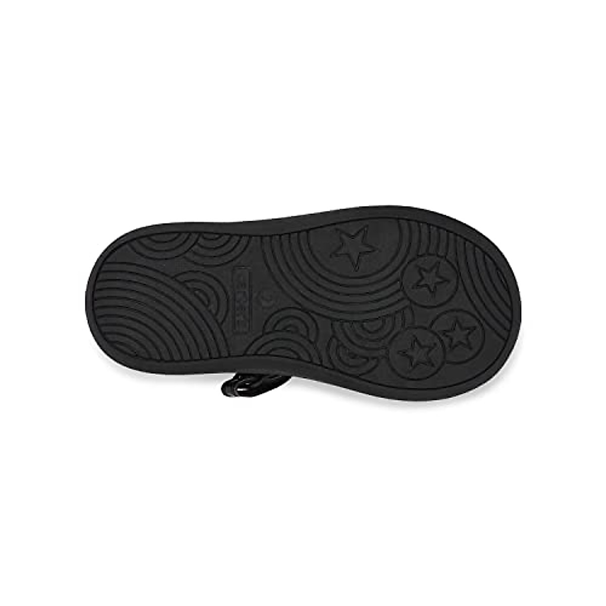 carter's Girls Aggie Mary Jane Flat, Black, 4 Toddler