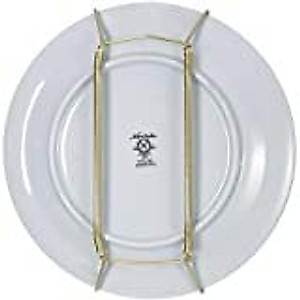 Gold 10 to 14-inch Expandable Plate Display Hanger for Home