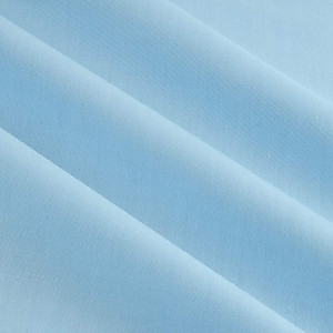 60" Poly Cotton Broadcloth Baby Blue, Fabric by the Yard