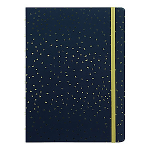 Filofax Refillable Notebook, A5 Size, Confetti Collection, 8.25" x 5.75", Charcoal (B115117U)