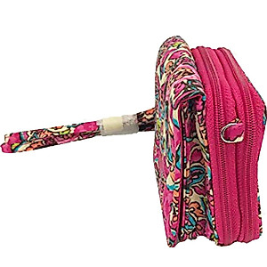 Vera Bradley RFID 3 in 1 Crossbody Clutch Wallet Bag (Sunburst Floral)