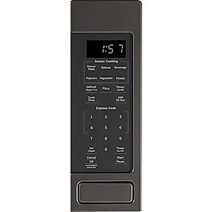 GE JES1657BMTS Microwave Oven, Black Stainless Steel, 13.625 in