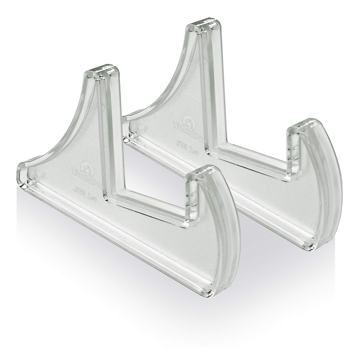 Acrimet Pocket File Holder Vertical Design Brochure Display (for Wall Mount or Countertop Use) (Removable Supports Included) (Letter Size) (Black Color)