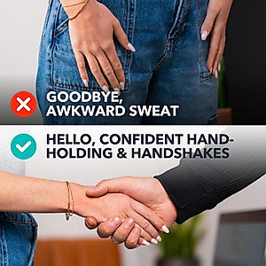 SweatBlock Antiperspirant Hand Lotion for Men & Women - Quick-Dry Hyperhidrosis Aid to Stop Excessively Sweaty Palms - Non-Irritating - Dermatologist Tested Formula - Travel Size 1.69 fl oz