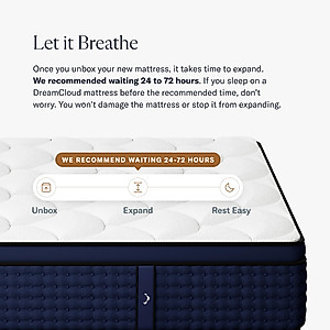 DreamCloud Premier 13" Full Mattress - Luxury Gel Memory Foam - 365 Night Trial - Premium Pressure-Relieving Layers - Forever Warranty - CertiPUR-US® Certified