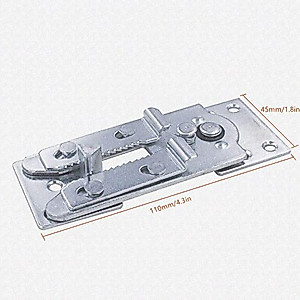 Sectional Sofa Connector, Tiberham 2 Pcs Snap Style Couch Sofa Clips Furniture Connector, Heavy Duty Metal Snap Interlocking Clip Connecting Bracket