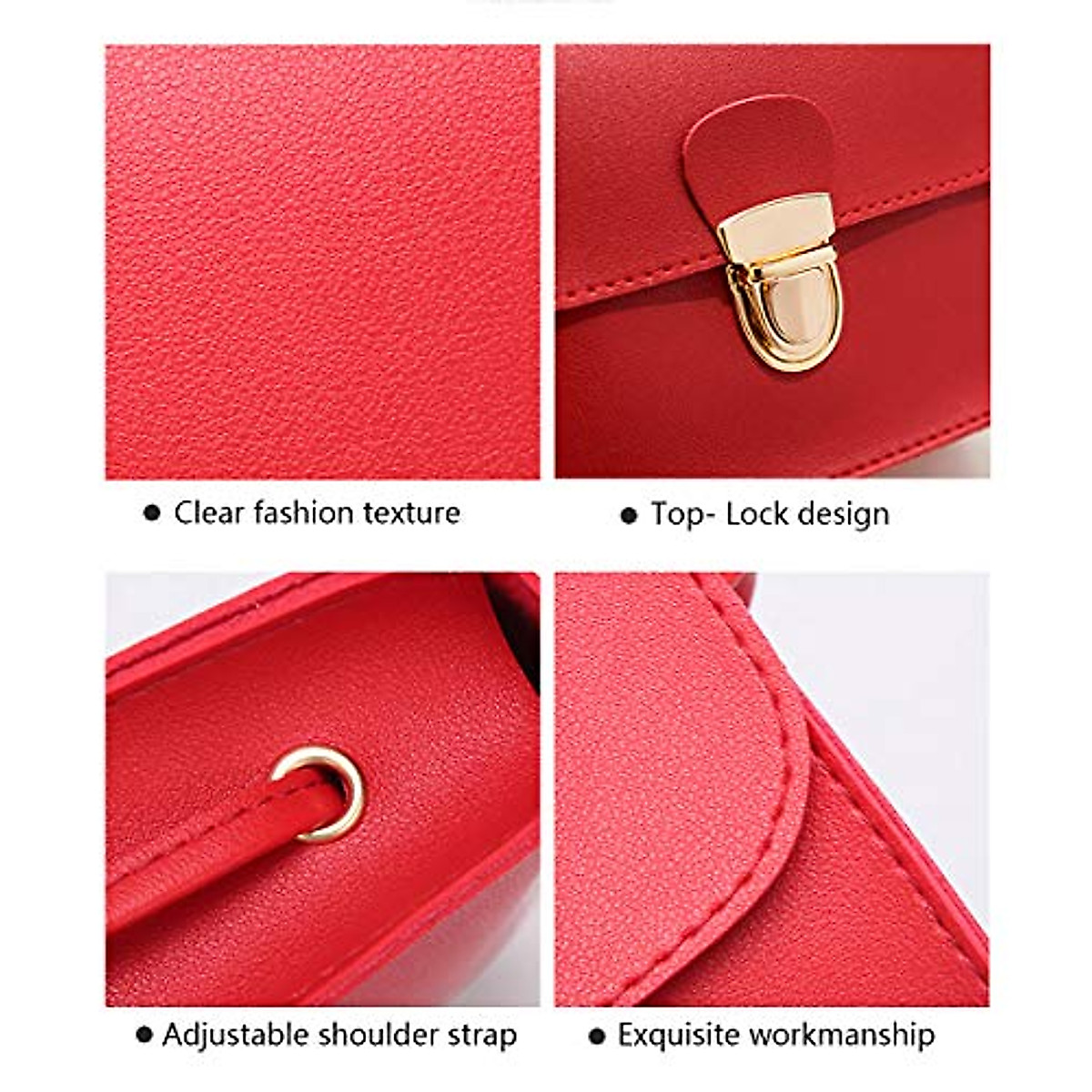 AMHDV Small Crossbody Bags for Kids and Girl (S3-white)