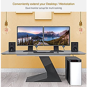 BlueRigger DVI to DVI Monitor Cable (6FT, 24+1 Dual Link, Digital Video Cable, Male to Male) - for Gaming, DVD, Laptops, HDTV and Projector