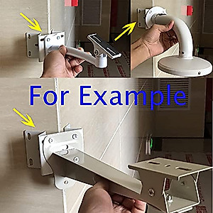 Exterior Outside Wall Corner Mount Metal Bracket Right Angle CCTV Surveillance Camera Holder Adapter