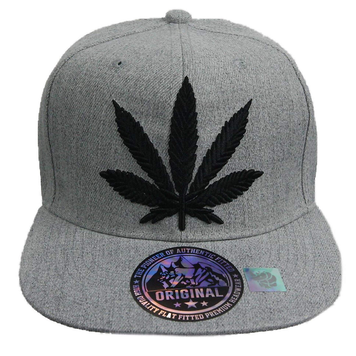 PDTXCLS ANGIEHAIE 90210 Wholesale Weed Baseball Cap Marijuana Canabis Pot Fashion Hip Hop Caps Snapback Party Hat (Heather Gray)