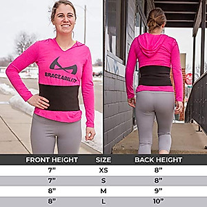 BraceAbility Abdominal Treatment Wrap for Diastasis Recti | Breathable, Non-Slip Postpartum Tummy Slimming Band for Stomach Muscle Support, Back & Waist Compression After Pregnancy (XS)