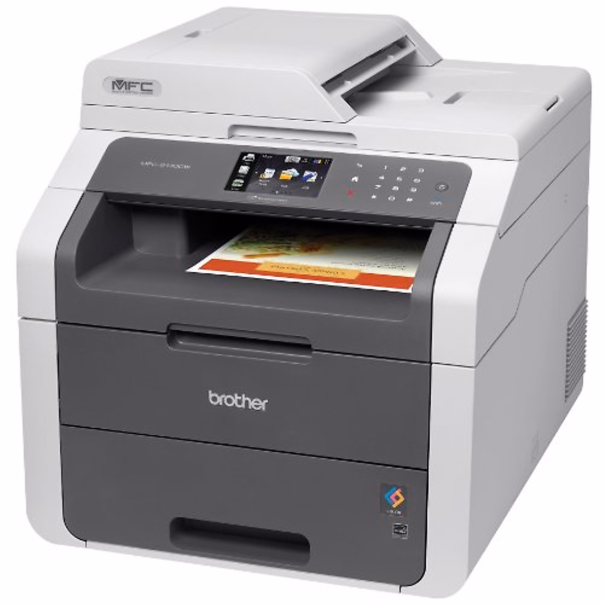 Brother MFC9130CW Wireless All-in-One Printer with Scanner, Copier and Fax, Amazon Dash Replenishment Ready