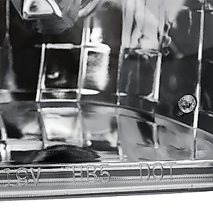 SPEC-D TUNING Chrome Housing Clear Lens Headlights + Corner Lights Compatible with 1998-2011 Ford Crown Victoria L+R Pair Head Light Lamp Assembly