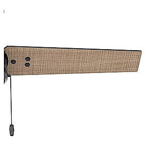 HUNTER 50260 Cassius Outdoor Ceiling Fan with Pull Chain, 44", Matte Black Finish