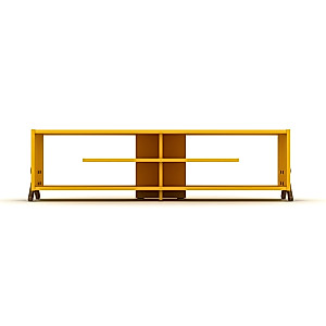 Homedora DiscountWorld Kayle TV Unit Yellow Entertainment Center, TV Stands