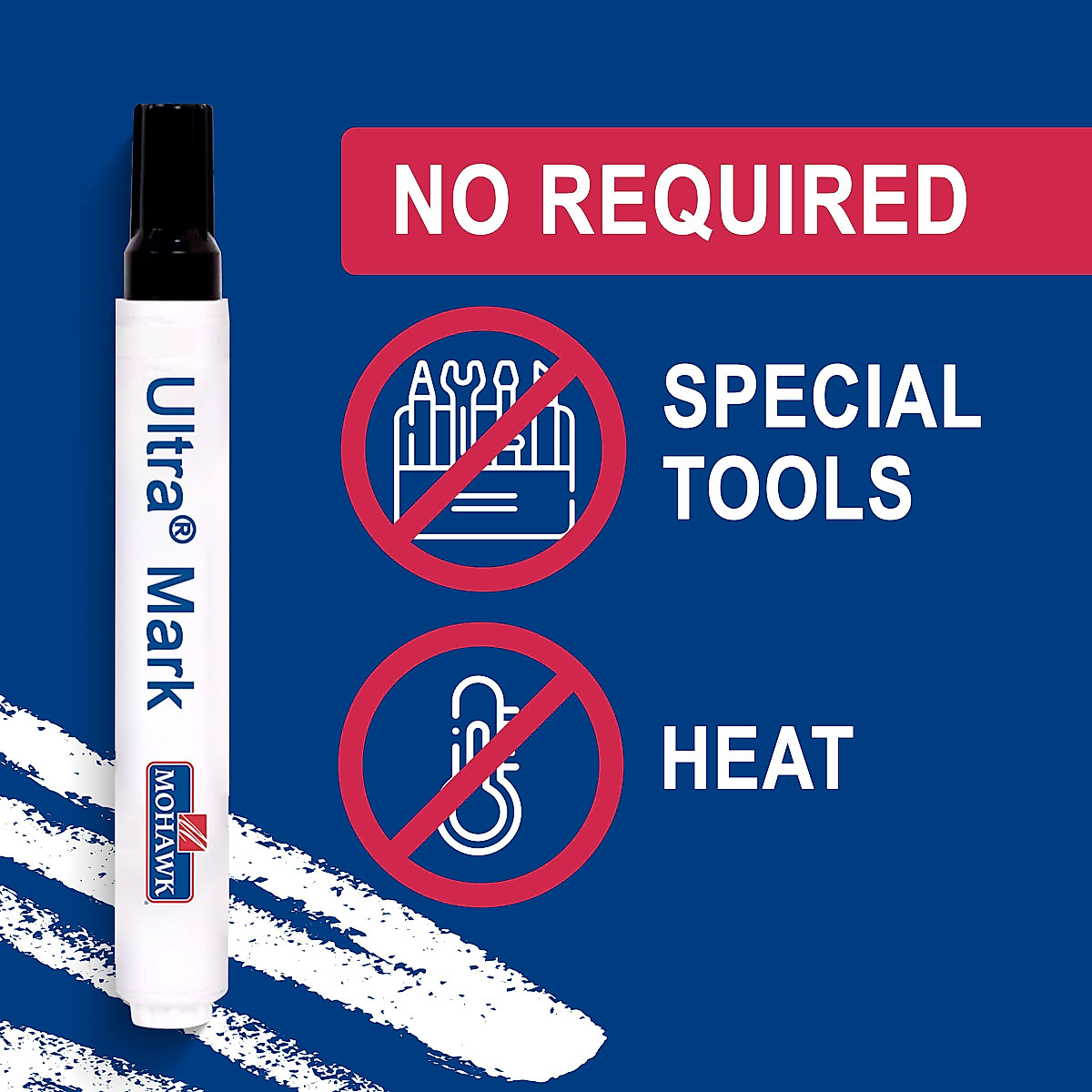 Mohawk Finishing Products Ultra Mark Wood Stain Touch Up Marker, White M280-0202, 1 Count