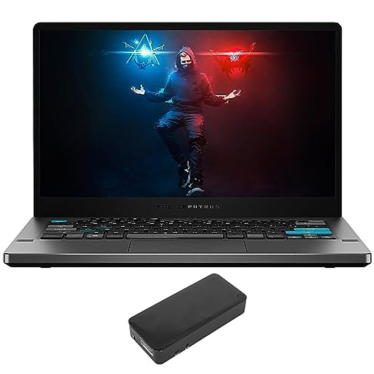 ASUS ROG Zephyrus G14 AW SE Gaming & Entertainment Laptop (AMD Ryzen 9 5900HS 8-Core, 40GB RAM, 2TB PCIe SSD, GeForce RTX 3050 Ti, 14.0" 120 Hz 2560x1440, WiFi, Win 10 Pro) with DV4K Dock