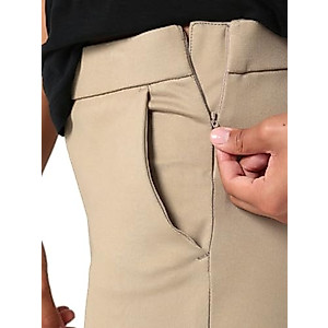 Lee Women's Ultra Lux Comfort Any Wear Slim Ankle Pant Kansas City Khaki 16 Long