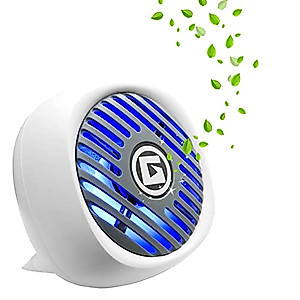 Apexgaming Photocatalyst Room Air Purifier, 2021 Patented Air Clean UV + Nano TiO2 Washable Air Filter with Silent & Adjustable Fan Speed, Small & Portable for Outdoor Travel Home Office Indoor