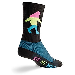 SockGuy Unisex-Adult's Sasquatch 2, Black, L/XL