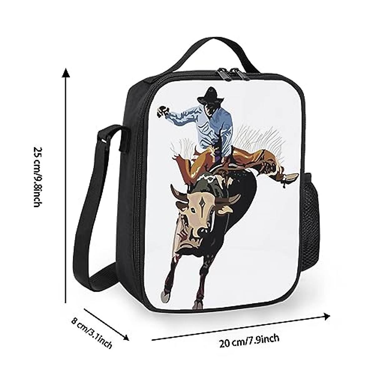 feprena Music Lunch Bags for Women,Musical Notes Instrument Violin Cello,Leakproof Insulated Lunch Box,Reusable Zipper Cooler Tote Bag for Work,Picnic,Camping,Purple Red