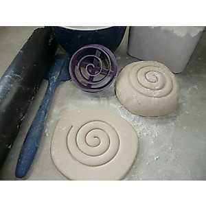 YNGLLC SWIRL DESIGN PATTERN CONCHA CUTTER MEXICAN SWEET BREAD STAMP MADE IN USA PR4393 Purple