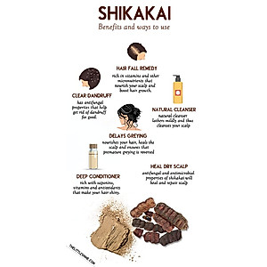 AnNafi® Shikakai Pods Acacia Concinna Fruit | Shikakai Shampoo Natural Hair Cleanser | Wholehair Wash Organic Cleaner & Conditioner (100grams)