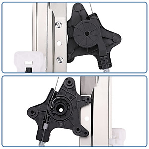 Obaee 749-508 Front Driver Side Power Window Lift Regulator Without Motor Compatible with Chrysler Town & Country Dodge Grand Caravan Ram C/V Volkswagen Routan Replace OE 68030655A