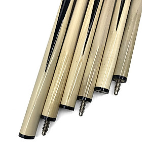 CENMO 2 Piece Short Wooden Stick Pool Billiard Bridge Stick Billiard House Cue Sticks (48" 2 Piece)