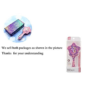 Zou.Rena Little Girls Hair Brush Easily Brushed Through Tangles-No Liquid,Glitter Confetti Unicorn Gifts Play for Kids Age 3-8(pink)