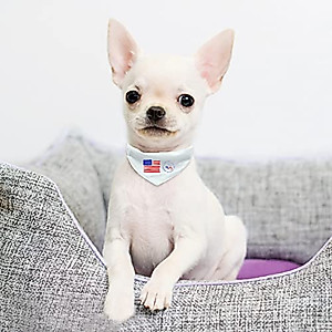 HACRAHO Dog Bandana with Adjustable Buckle, 2 PCS Pet Dog Sublimation Double-Sided Blank Dog Bandanas with D-Ring Adjustable Quick Release Buckle Dog Bandana for Small Dogs Cats, S