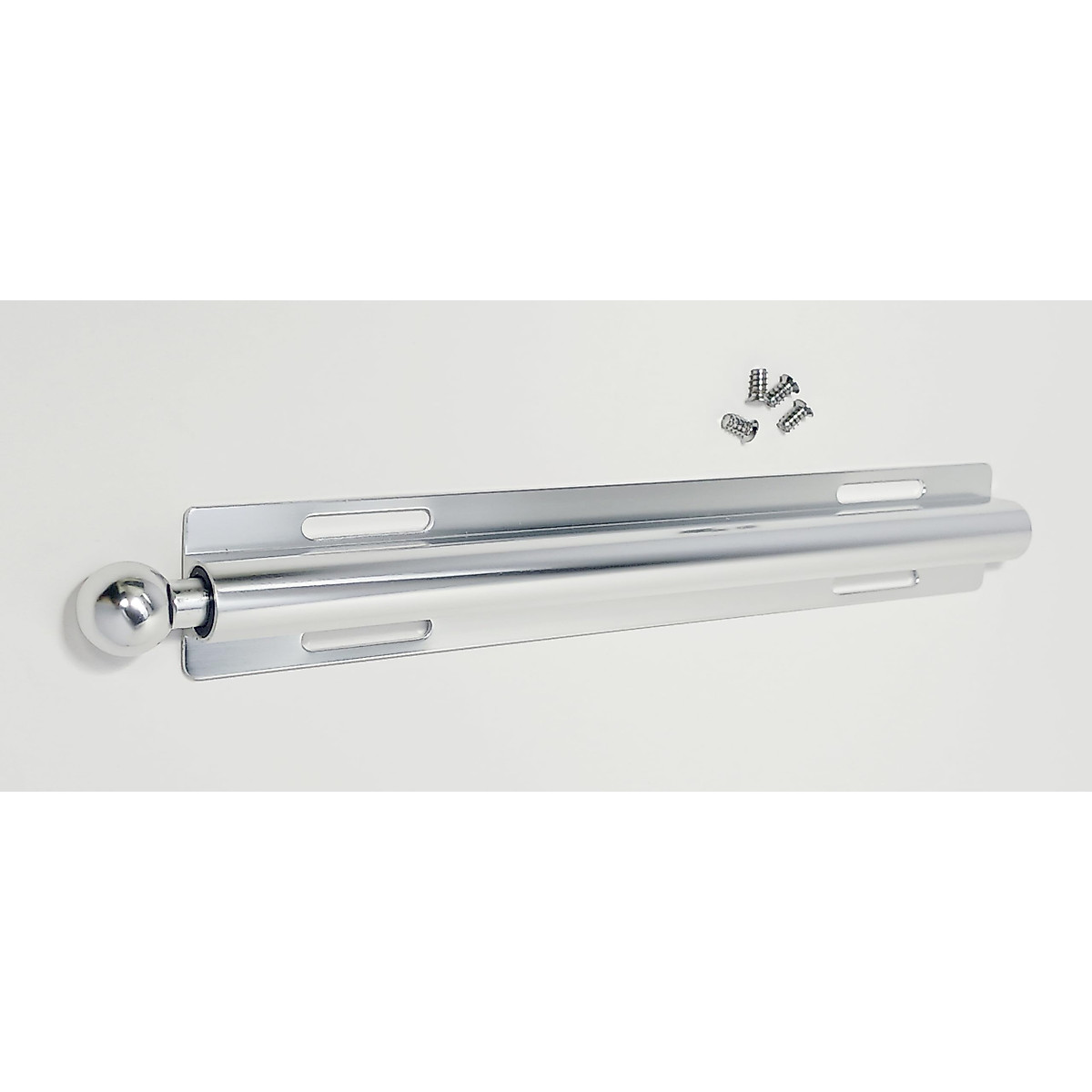 12-Inch Long Expendable and Reversible Pullout Closet Wardrobe Valet Rod with Installation screws (Matte Brass)