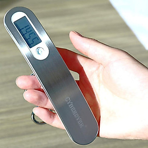 110 lbs Digital Bow Scale Recurve Archery Bow Scale Bow Poundage Scale Hunting Scale Luggage Scale with Peak and Hold Scale LCD Display