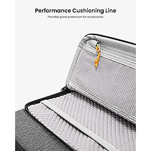 tomtoc Tablet Shoulder Bag for 12.9-inch New iPad Pro M2&M1 2022-2018 with Magic Keyboard and Smart Keyboard Folio, Surface Pro 8/X/7+/7/6/5, Spill-Water Resistant Cordura Fabric Tablet Sleeve