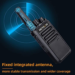 Retevis RT68 Walkie Talkies Rechargeable,Portable FRS Two-Way Radios for Adults,Heavy Duty 2 Way Radios Long Range,USB Charging Base,License Free Radios Walkie Talkie for Road Trip Camping (2 Pack)