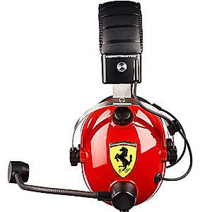 Thrustmaster T.Racing Scuderia Ferrari Edition-DTS - Gaming Headset for Race Simulation, PC/PS4/Xbox One/Nintendo Switch (.