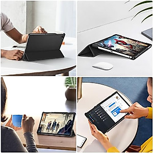 Fintie Case for Onn 11 Tablet Pro (2023 Model) - Premium Vegan Leather Slim Lightweight Hard Shell Stand Cover for ONN Pro 11 inch Tablet 100110027, Black