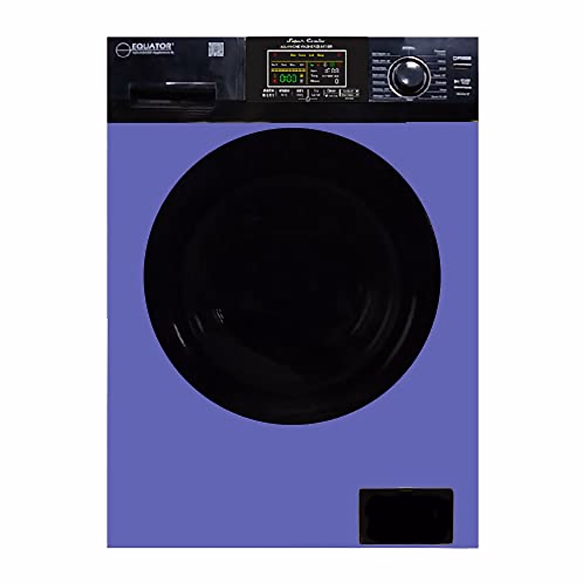 Equator Ver3 1.9 cf Combo Washer Vented/Ventless Dry-Color Coded Display (Periwinkle/Black)