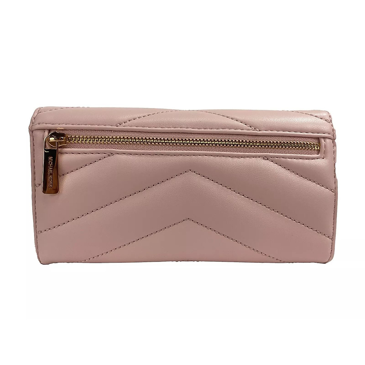 Michael Kors Wallet for Women Jet Set Travel Collection Trifold Wallet for Women, Powder blush, Casual, 35R4GTVF9V