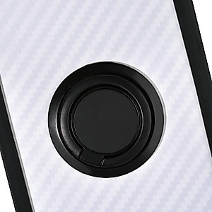 Case for Moto Thinkphone Case Compatible with Motorola Thinkphone Phone Case PC backplane + Silicone Soft Frame Cover [360 Metal Ring, Magnetic Car Mount] CSKB-HEI