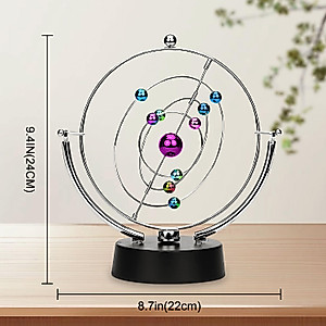 DOTSOG Galaxy Kinetic Art Science Kit Kinetic Art Asteroid Science Desk Toy Home Decorations Electronic Perpetual Motion